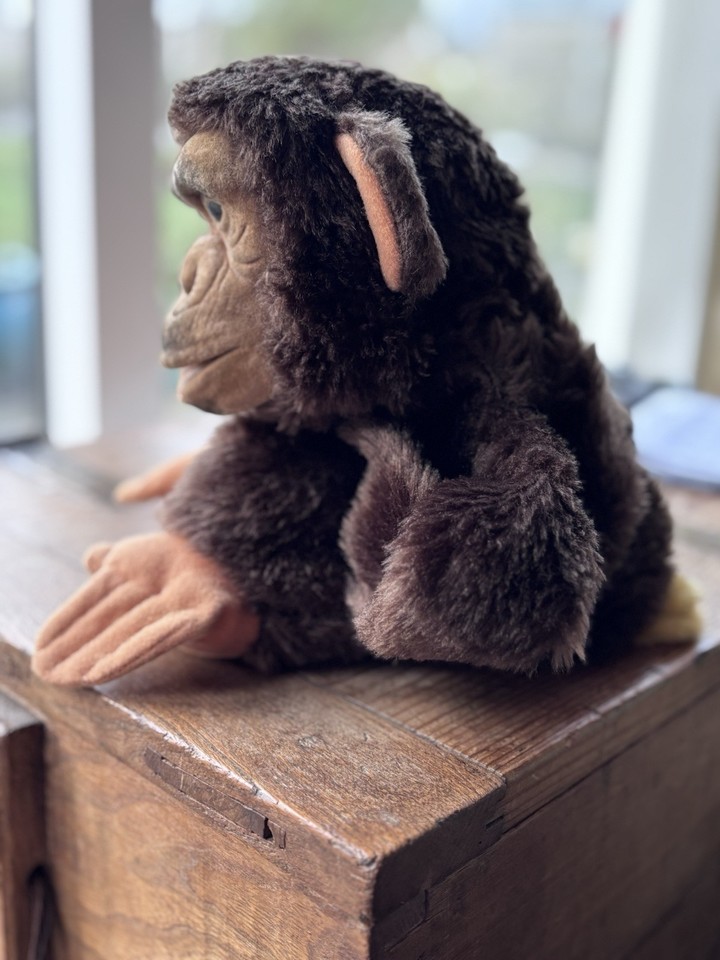 Vintage Monkey Chimp Hand Puppet with Squeaker | eBay UK