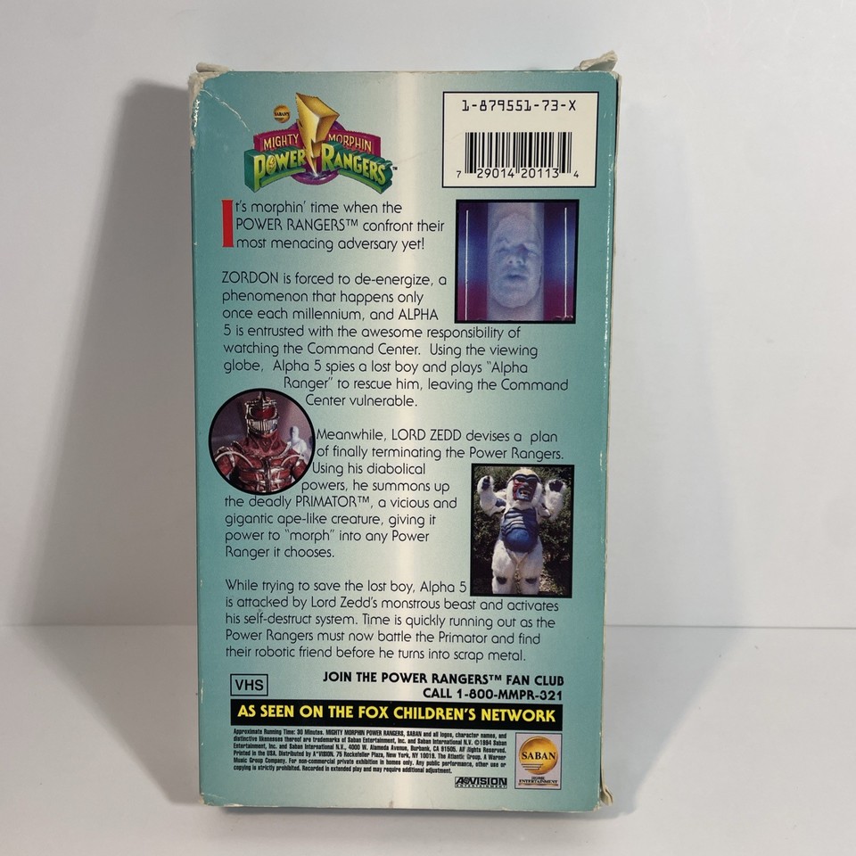 Mighty Morphin Power Rangers - The Wanna-Be Ranger (VHS, 1994 ...