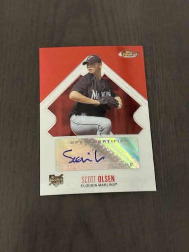 2006 Topps Finest - Rookie Autograph Scott Olsen #148 Refractor /399 ...