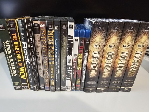 Wrestling COLLECTION (LOT) WrestleMania The Complete Anthology Vol. 1-4 ...
