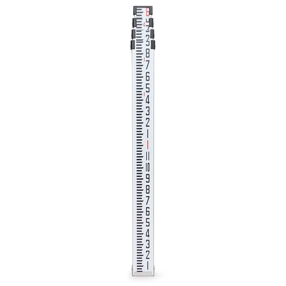 Compact Telescoping Aluminum Grade Rod - 6 FT Measuring Stick with ...