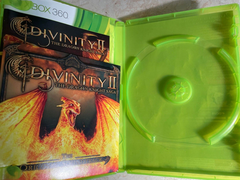 Divinity II The Dragon Knight Saga (Microsoft Xbox 360) Case Manual ...