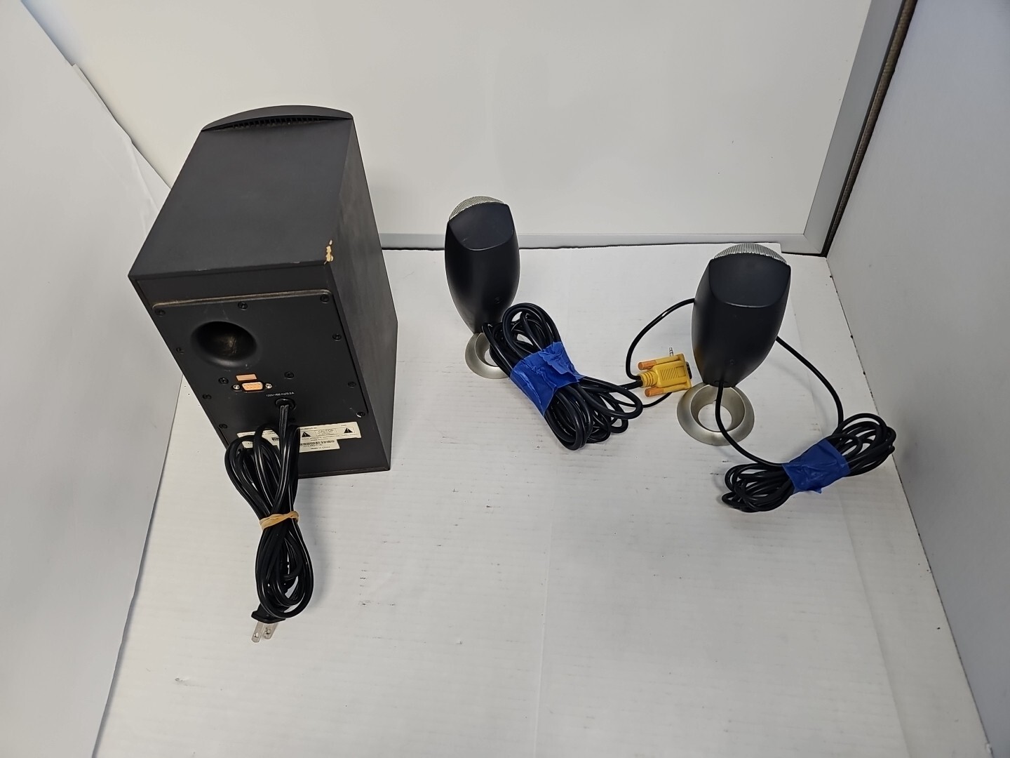 Dell Zylux A425 Multimedia Computer Speaker System W/ Powered Subwoofer ...