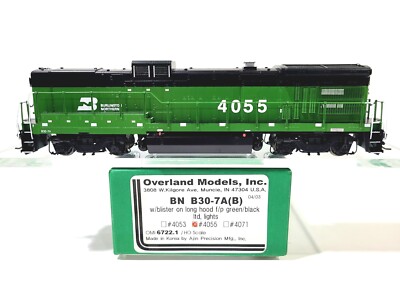 Overland OMI BN GE B30-7A(B) Burlington Northern #4055 HO Brass Model ...
