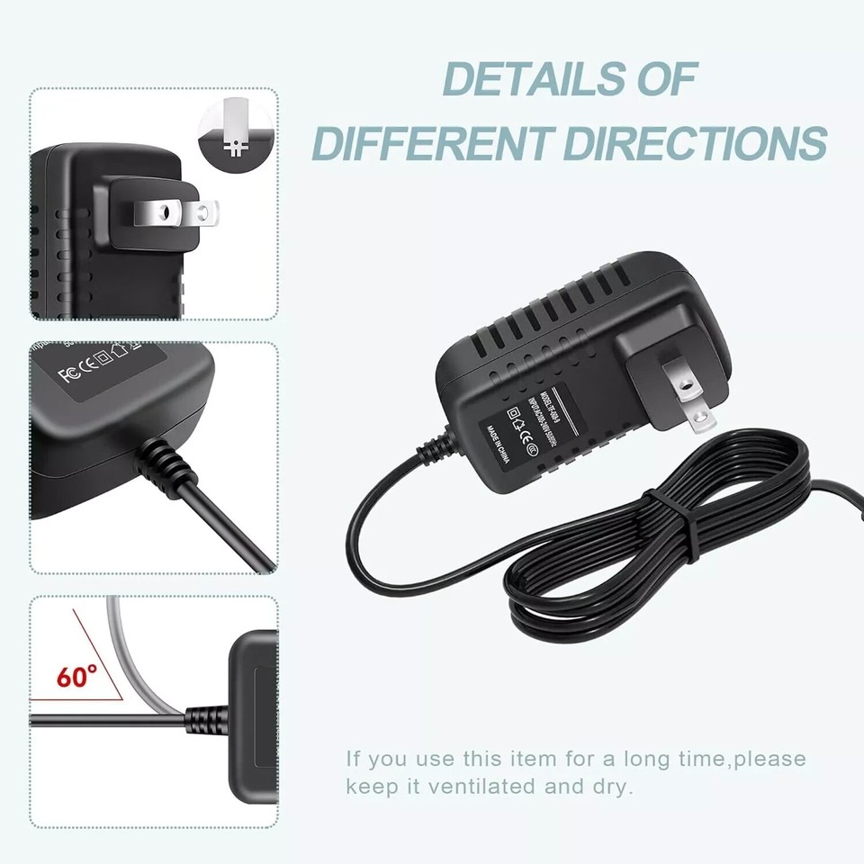 AC/DC Adapter for Sharp Viewcam VL-AH50U VL-AH60U LCD Camcorder Power ...
