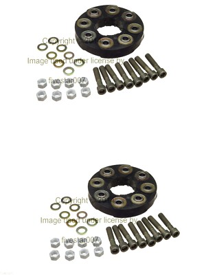 2 Front & Rear Drive Shaft Flex Joint Disc Coupler Guibo Kits Set for ...