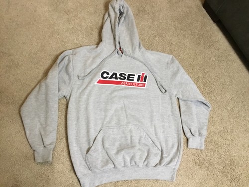 Case IH Logo Agricultural Black Hooded Sweatshirt New | eBay