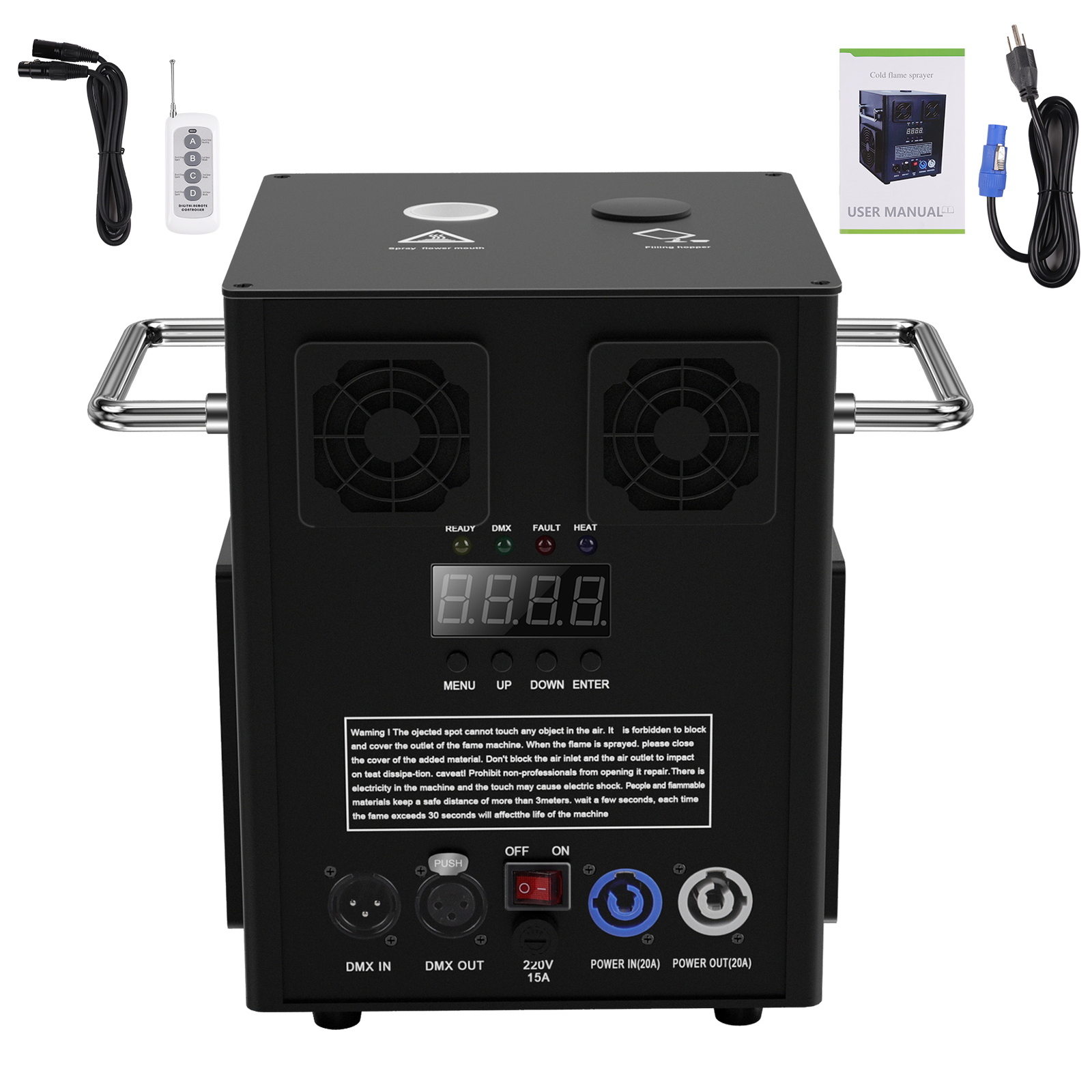 700W Cold Spark Machine DMX512 Sparkular Funkenmaschine DJ Hochzeit ...