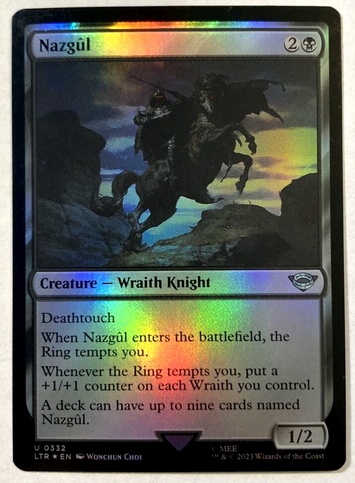 MTG Nazgul *FOIL* The Lord of the Rings: Tales of Middle-earth 0332 NM ...