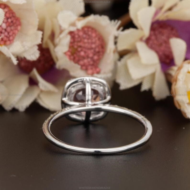 Authentic Promise Ring 14ct Gold Moissanite Diamond Jewelry | eBay