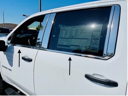 2020-2024 Chevy Silverado Sierra 2500 3500 Crew Window Sill Trim ...