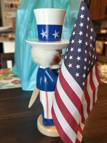 STEINBACH GERMAN WOODEN NUTCRACKER CHUBBY “UNCLE SAM” | eBay