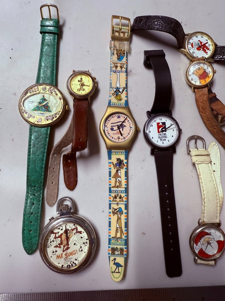 Collection Lot Variety Vintage and Modern Novelty Collectible Watches ...
