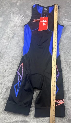 NWT NEW SPEEDO TRIATHLON TRI SPEED SKIN RACE SUIT CYCLING SINGLET ...