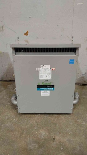 45KVA REX POWER MAGNETICS 480/277V 3PH Isolation Transformer BA45H-P/Z ...