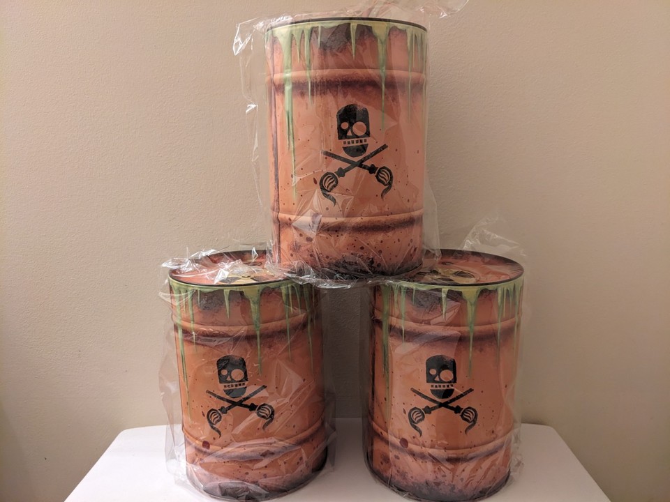 The Toxic Avenger Nuclear Waste Barrel Popcorn AMC Bucket 3-Pack | eBay