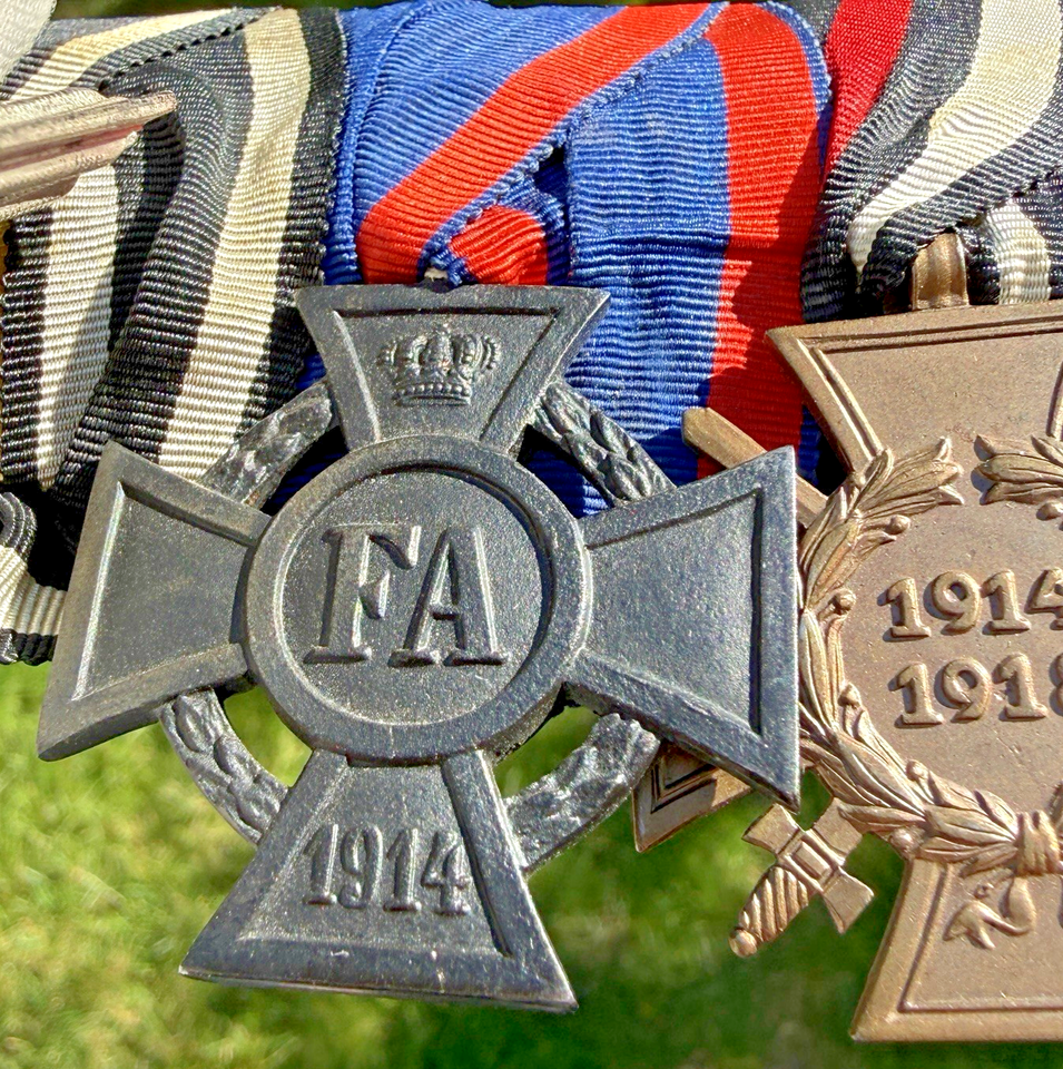 WW1 German Medal Bar Oldenburg Fredrich-August Cross 2nd Class EKll | eBay