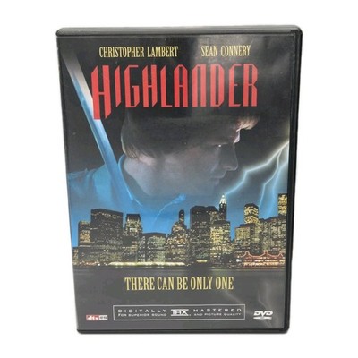 Highlander DVD Christopher Lambert Sean Connery THX MOVIE 1986 Used | eBay