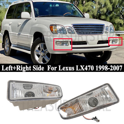 For Lexus LX470 98-2007 Front Fog Light Driving Lamp Light Assemblies ...