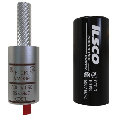 Ilsco CPM-350 Terminal Plug, Copper, 350 MCM, CU/AL Rated - #4/0 Pin ...