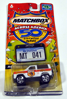 Vintage Matchbox Across America 50th Birthday Series Montana Ford ...