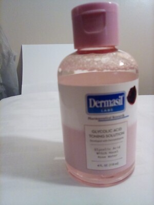 NEW DERMASIL Glycolic Acid Toning Solution 4 OZ. FREE SHIPPING | eBay