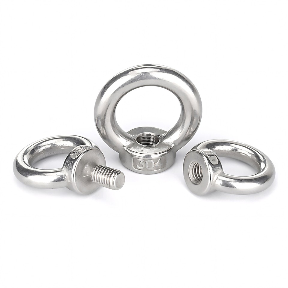 LIFTING EYE NUTS & BOLTS A2 STAINLESS STEEL M3 M4 M5 M6 M8 M10 M12 M14 ...