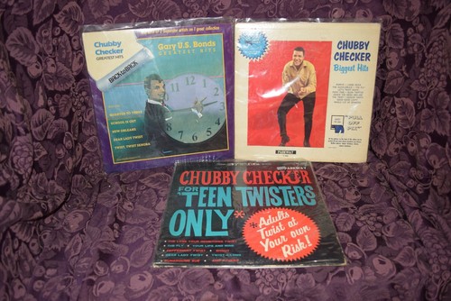 Chubby Checker Vinyl Record Lot of 3 Greatest Hits Teen Twisters Only ...