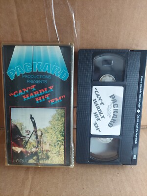 Rare Vintage Hunting VHS Cant Hardly Hit Em Packard Productions Bow ...
