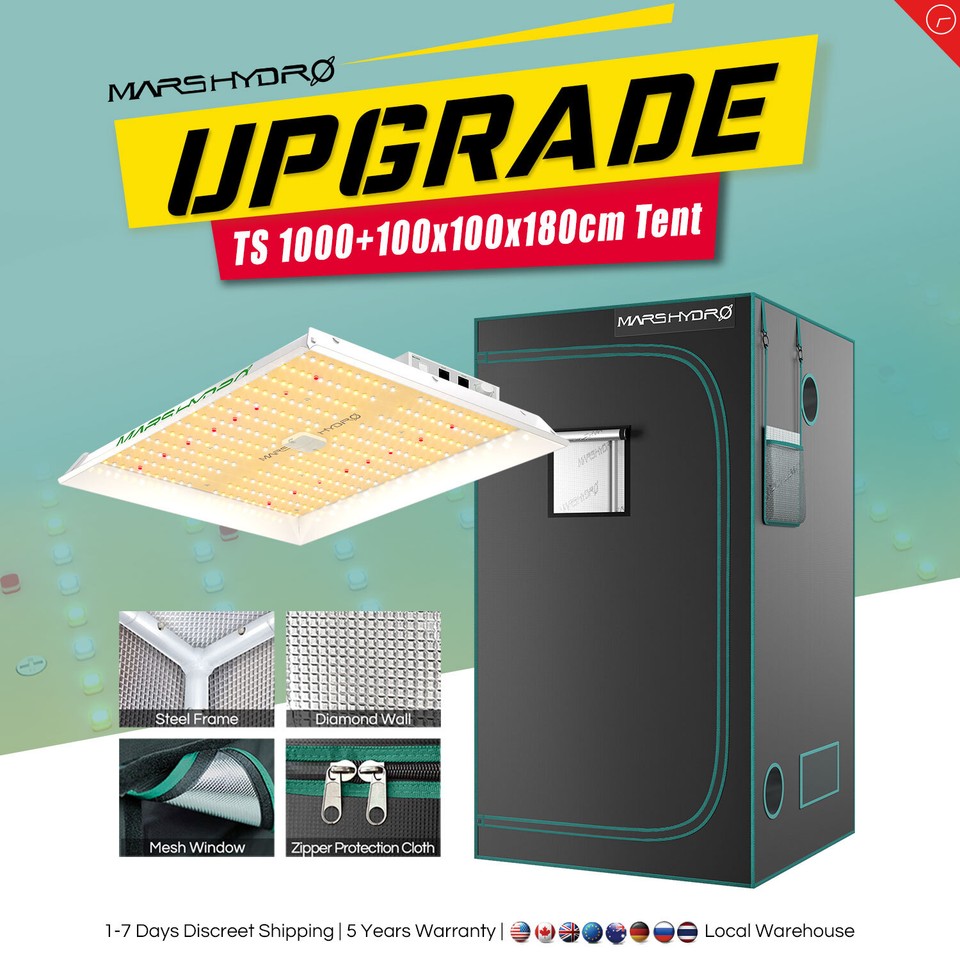 Mars Hydro TS 1000 600 2000 3000 LED Grow Light Full Spectrum for ...