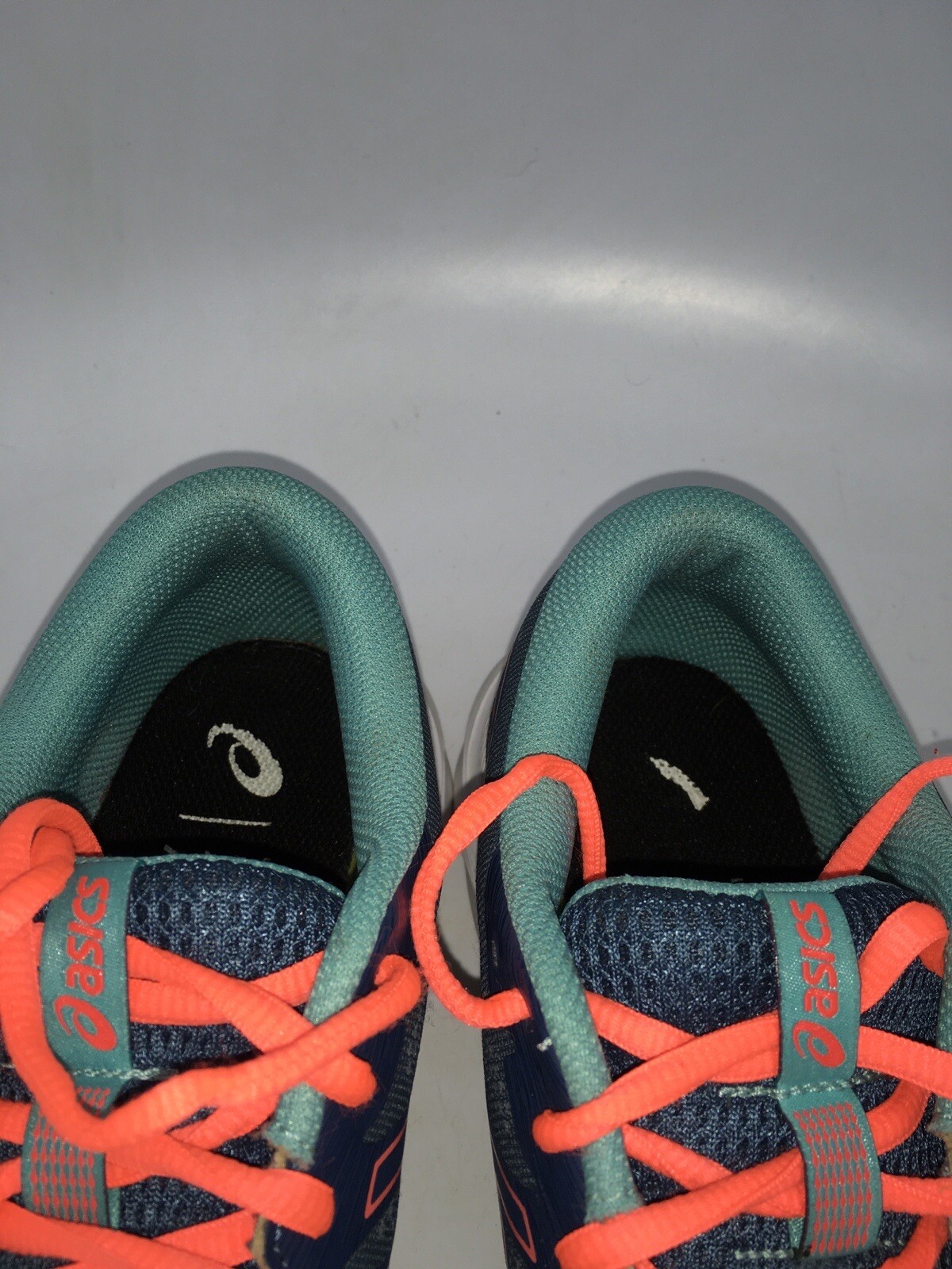 ASICS Women's GEL-Excite 7 Running Shoes 1012A562 Blue/ Sunrise Red Sz ...