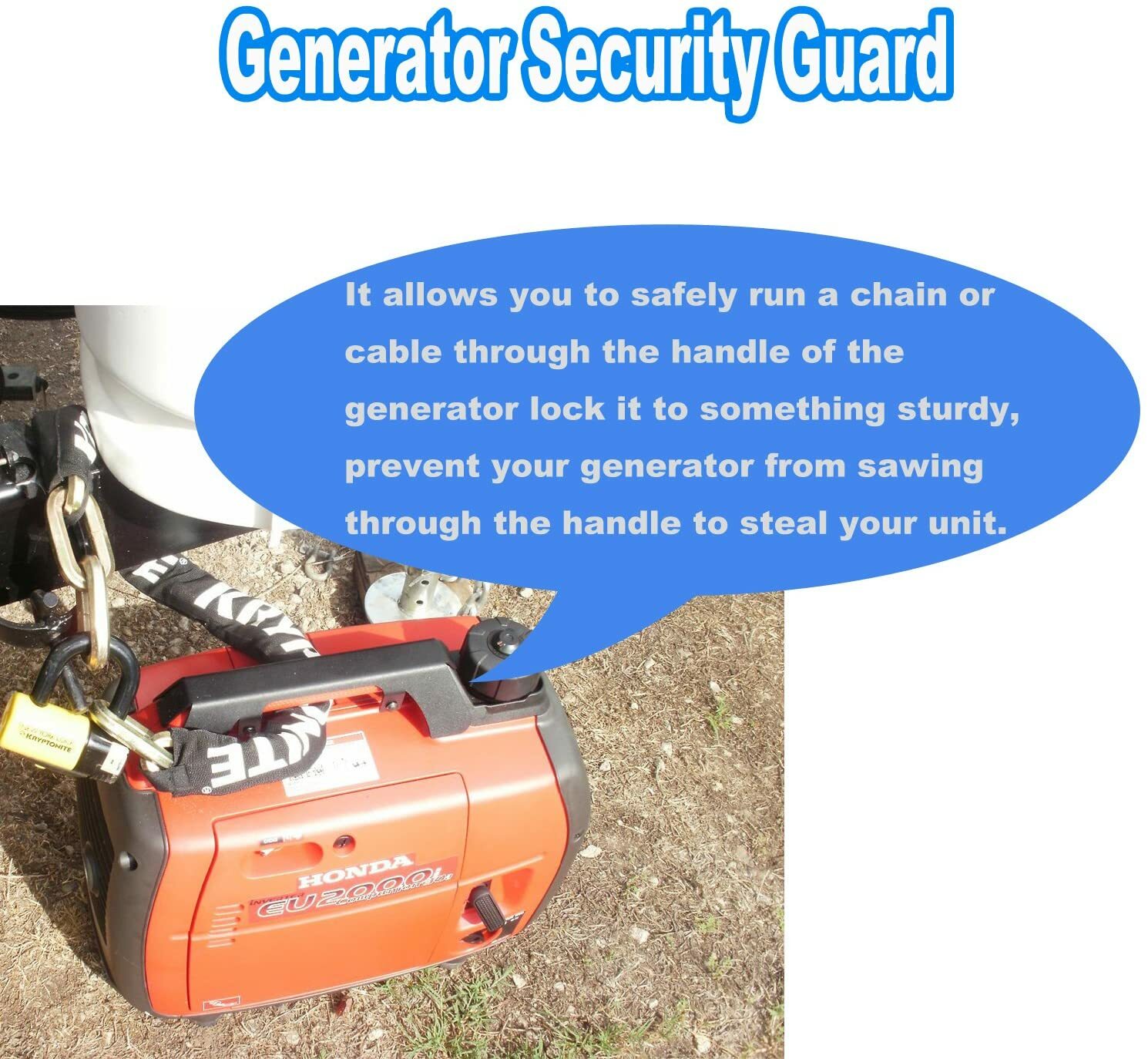 Generator Theft Deterrent Bracket Protection For Honda Generator ...