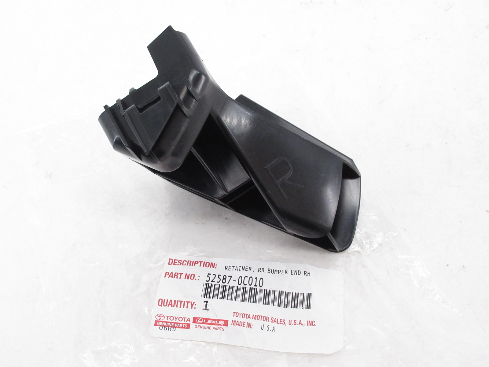 Genuine OEM Toyota 52587-0C010 Rear Bumper Lower Retainer 2008-2020 ...