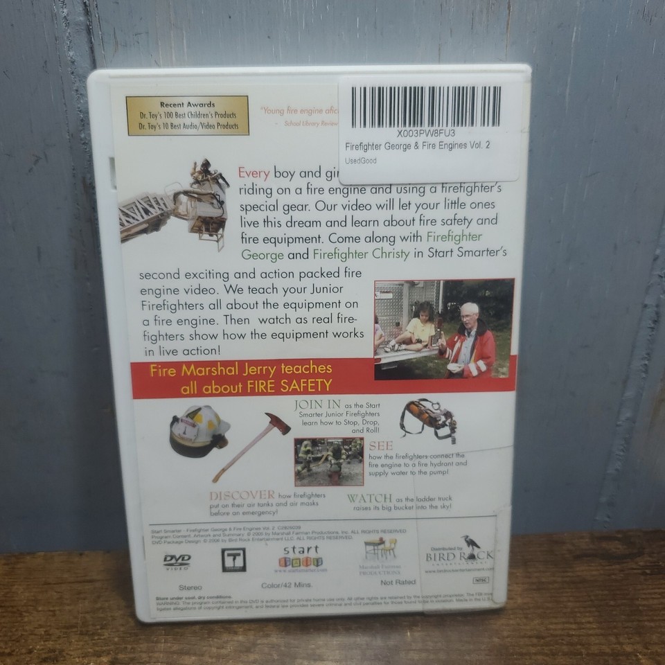 Firefighter George Fire Engines Vol 2 - DVD - VERY GOOD | eBay