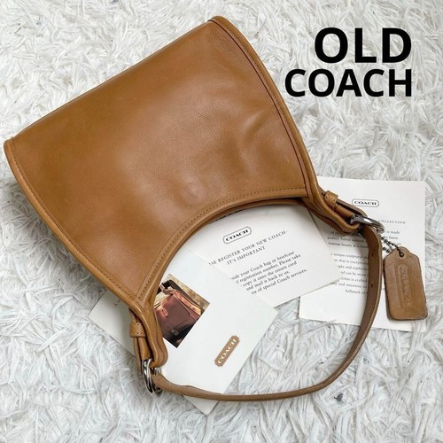 Vintage Old COACH 4106 Soho Small Satchel Shoulder Bag -Camel Brown ...