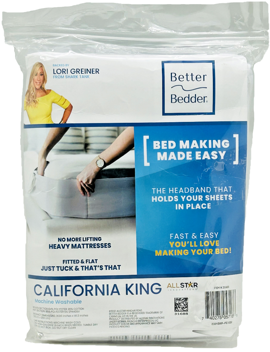 Better Bedder Bed Headband Tuck Fitted Flat Sheets Easy Storage ...