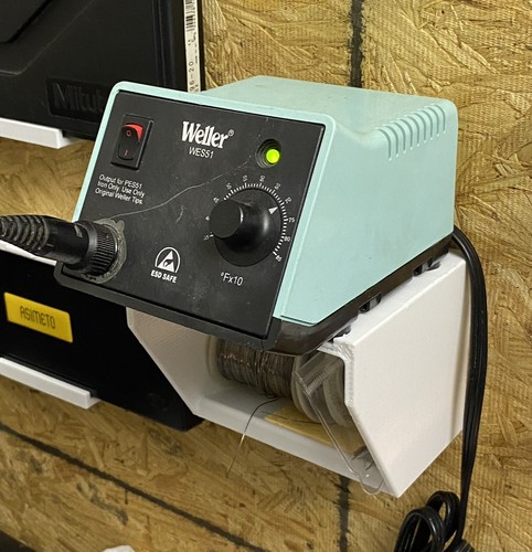 Wall Mount For Weller WES51 Soldering Station - Space Saver! | eBay