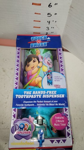 Dora The Explorer Touch n Brush Hands Free Toothpaste Dispenser- Brand ...