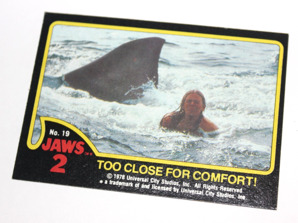 1978 Topps Jaws 2 Trading Card lot x3 #19 #20 #32 Vintage 70's Trading ...