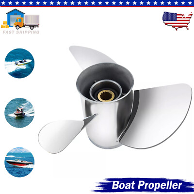 13x19P Boat Propeller for Yamaha 50-130HP Stainless Steel YBS Prop 15 ...