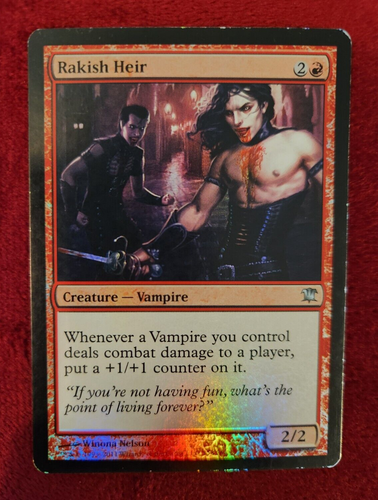 Rakish Heir - Foil Innistrad Red Uncommon MTG card; lightly played to ...
