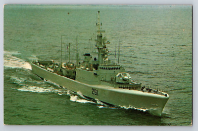 Postcard H.M.C.S. Mackenzie DDE-261 United States Navy Unposted Ship ...
