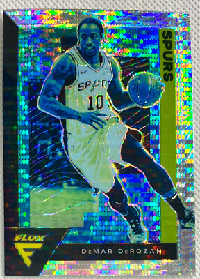 2020-21 Panini Flux DeMar DeRozan Silver Pulsar Prizm Card 160 San ...