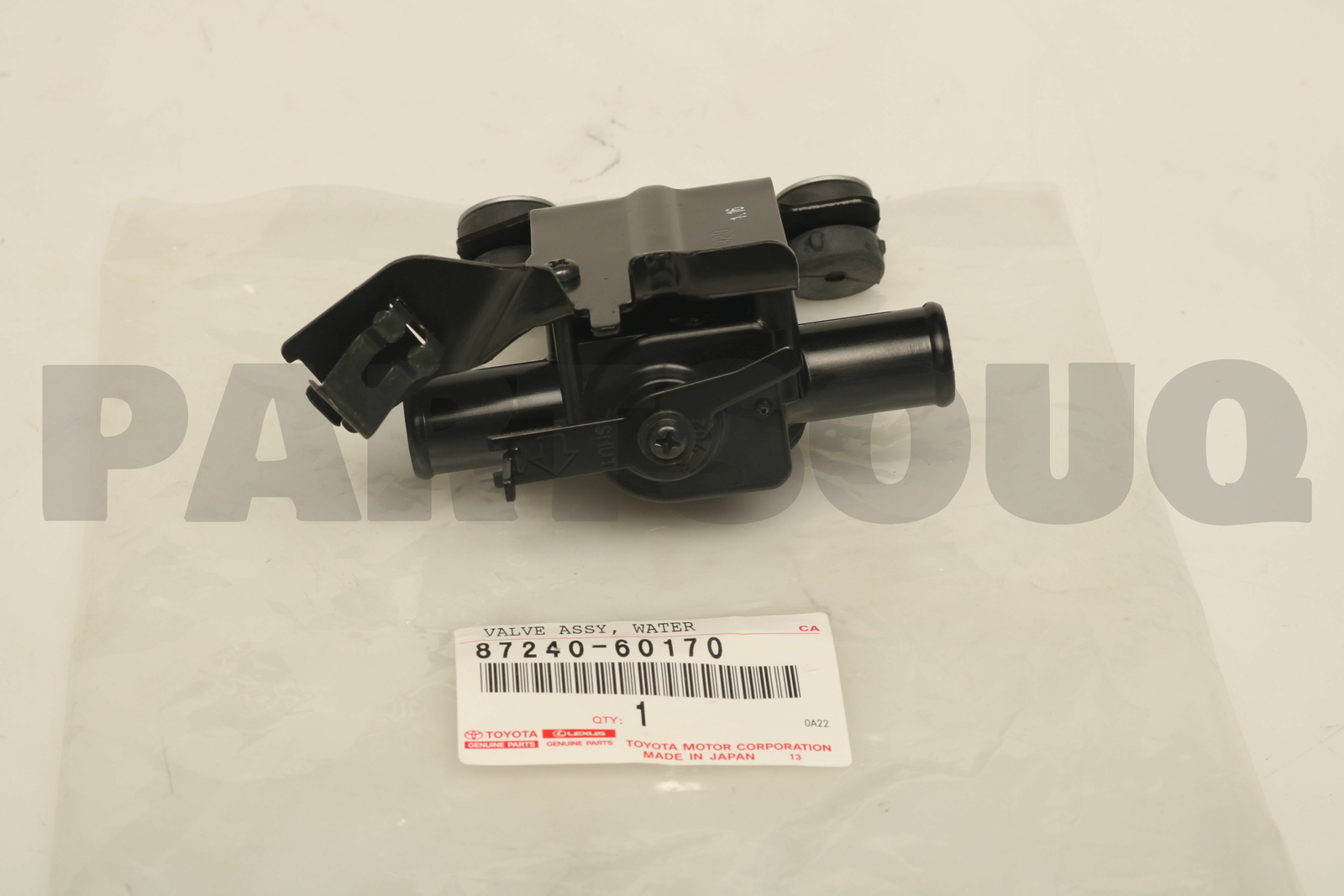 8724060170 Genuine Toyota VALVE ASSY, HEATER WATER 87240-60170 | eBay