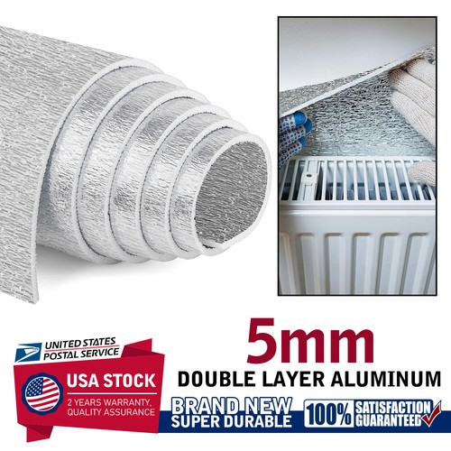 39"×79" 197mil Reflective Insulation Mat Cold and Heat Shield For walls ...