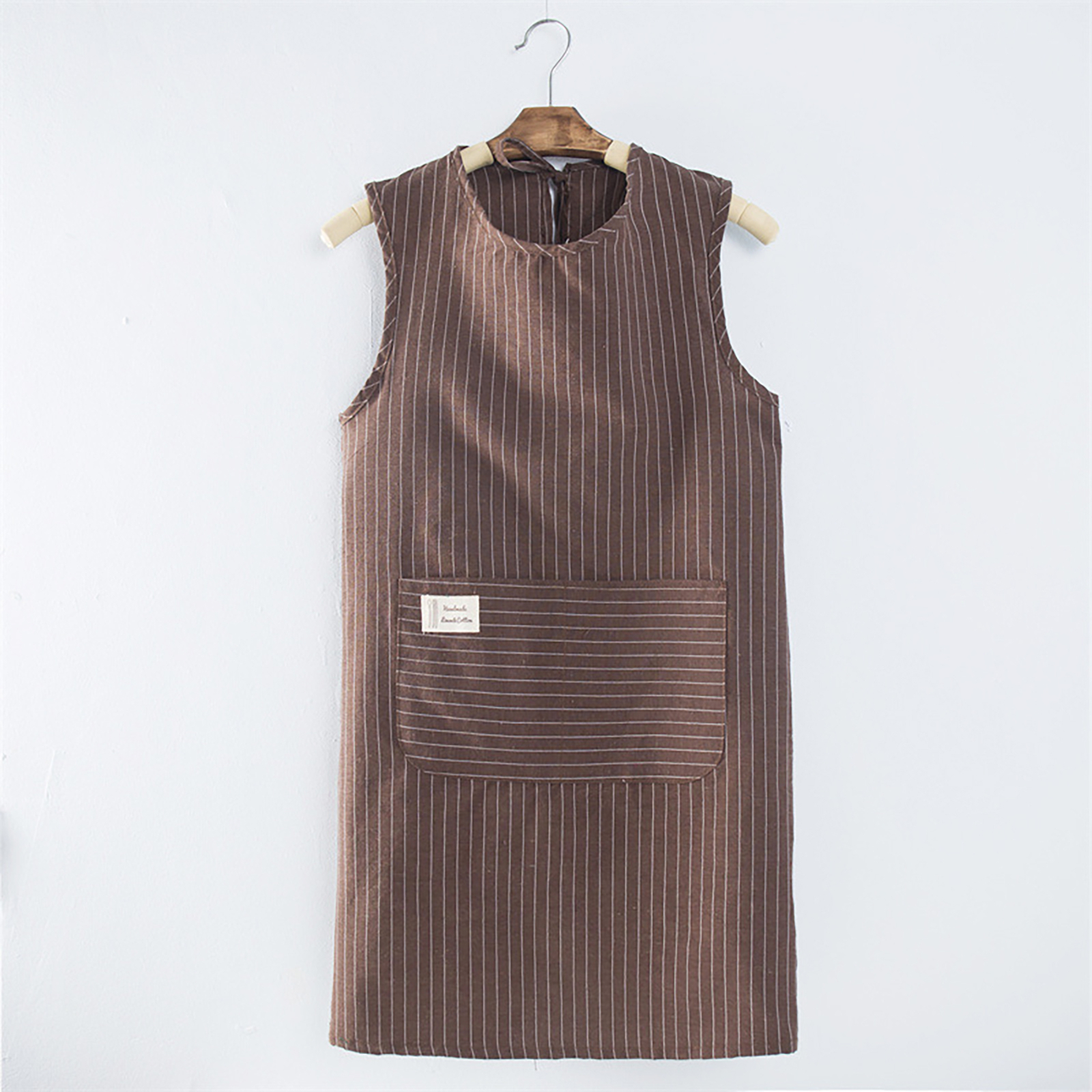 Cooking Bib Multipurpose Round Neck Professional Grade Chef Apron ...