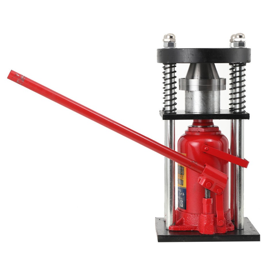 20 Tons Manual Hydraulic Hose Crimper Benchtop Bottle Jack Press Crimp ...