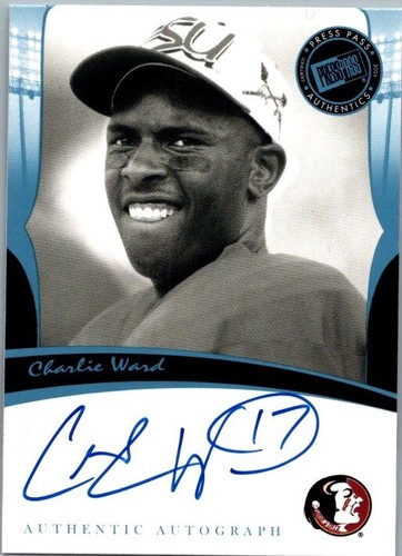 2006 -Charlie Ward- Press Pass Legends Autograph/Signed/Auto Football ...