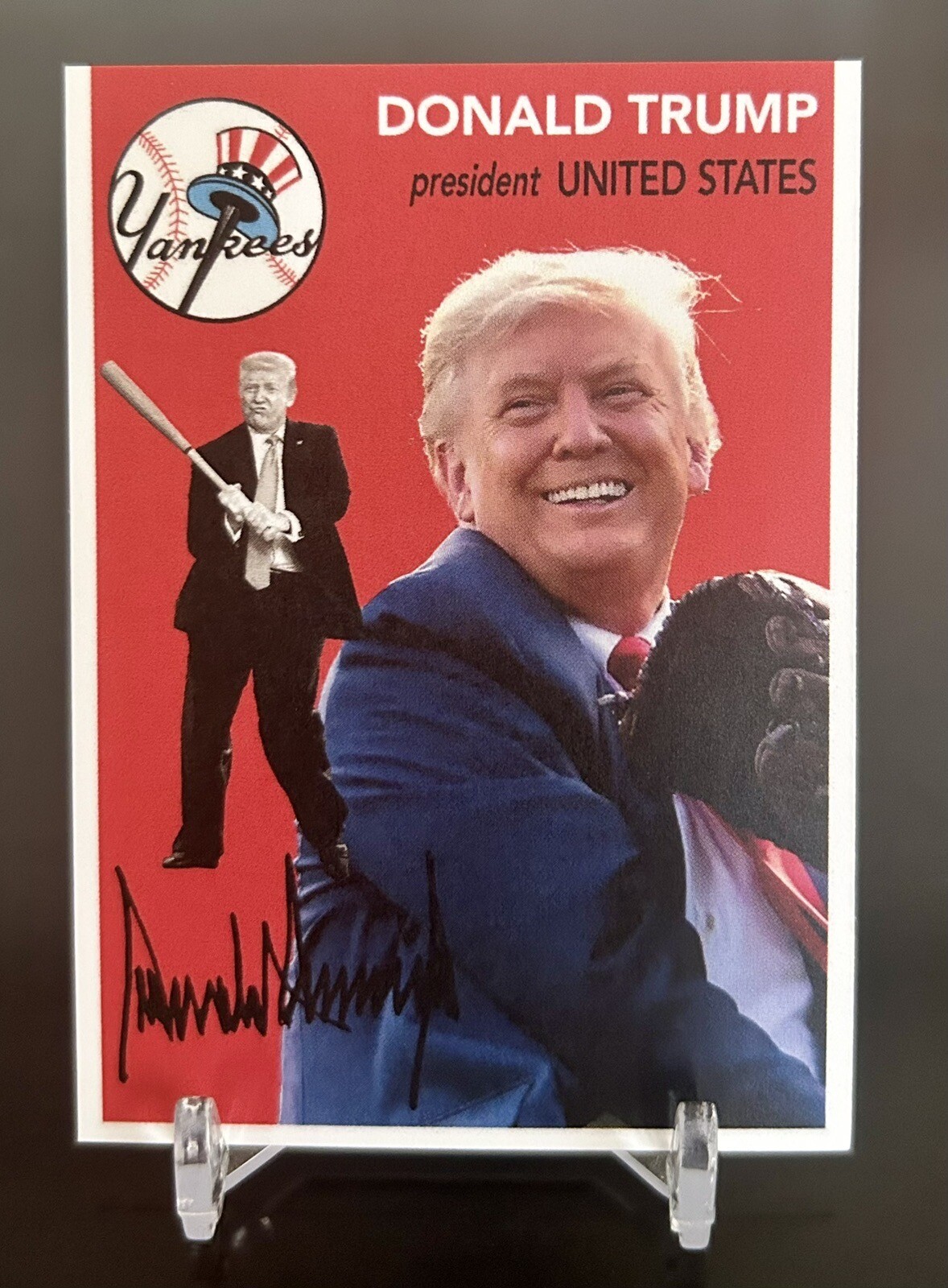 Topps 1954 DONALD TRUMP President Baseball Card - Custom Art | eBay
