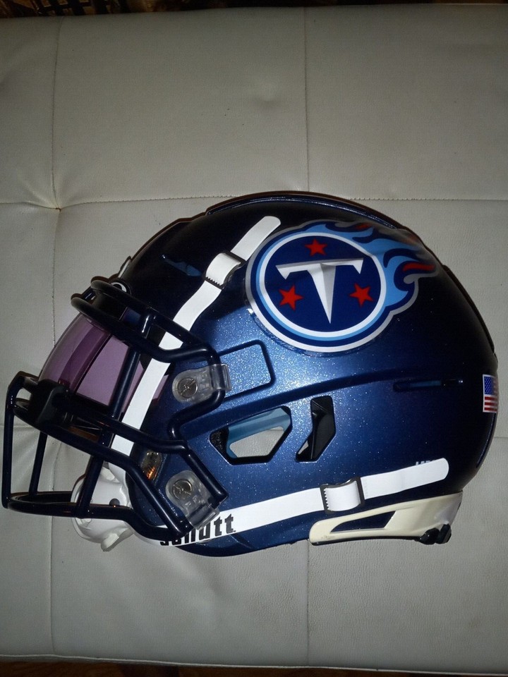 TENNESSEE TITANS SCHUTT F7 LTD CUSTOM OAKLEY PRIZM VISOR 1/4 TURN ADULT ...